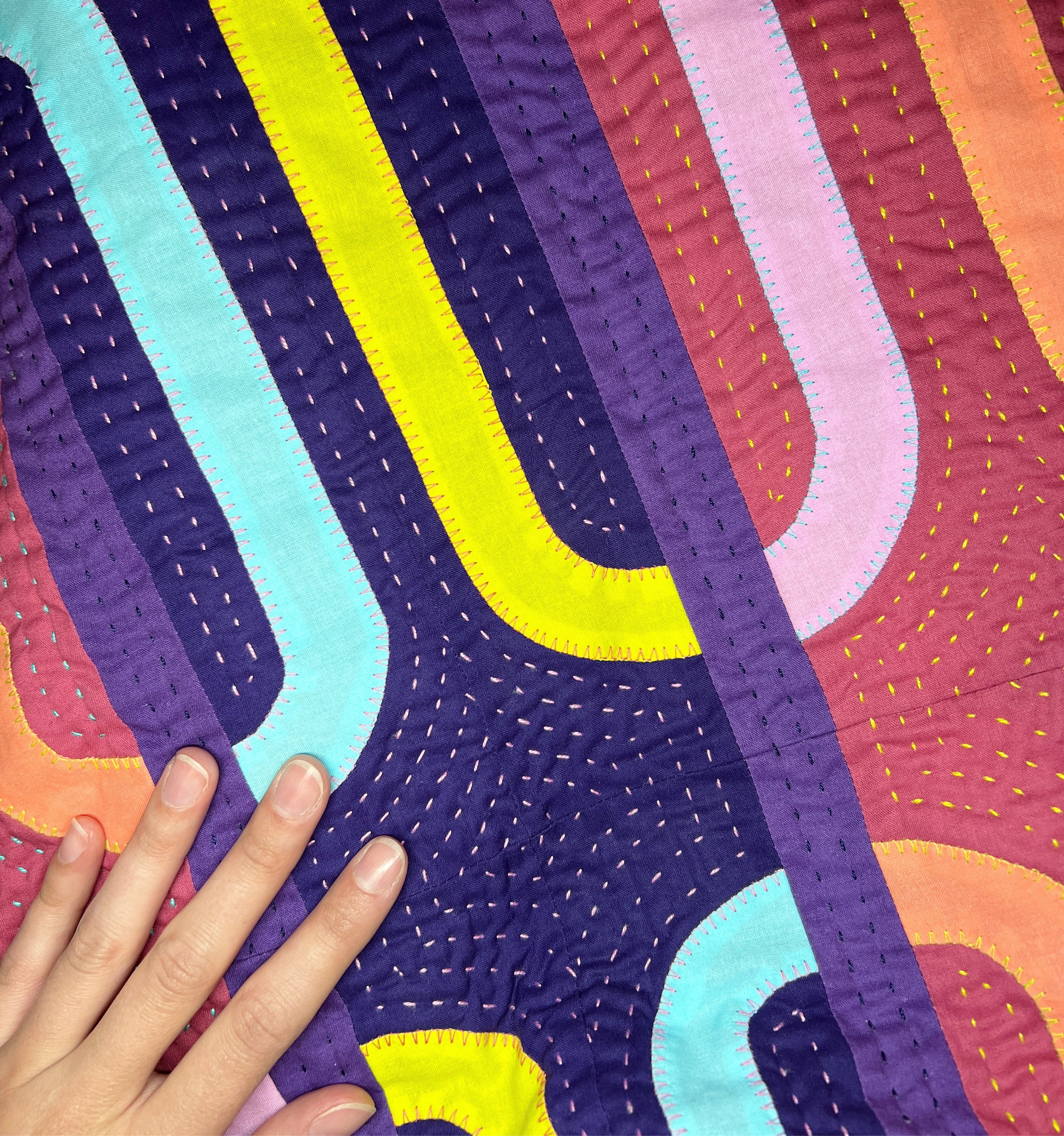 Big Stitch Hand Quilting Tutorial and Tips – Julia Wachs Designs